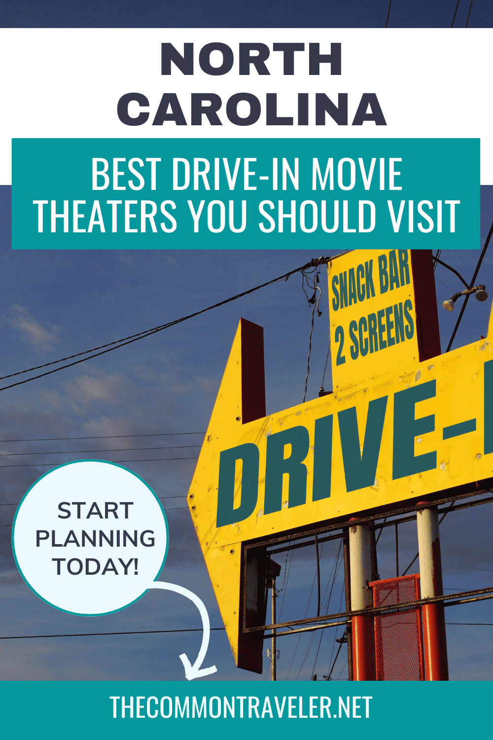 Top 4 Drive-In Movie Theaters in NC - The Common Traveler